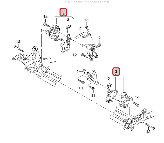 AUDI A4 2.0 TFSI Quattro CAEB 엔진마운트, 미션마운트 8R0198381B 8R0199381C ...