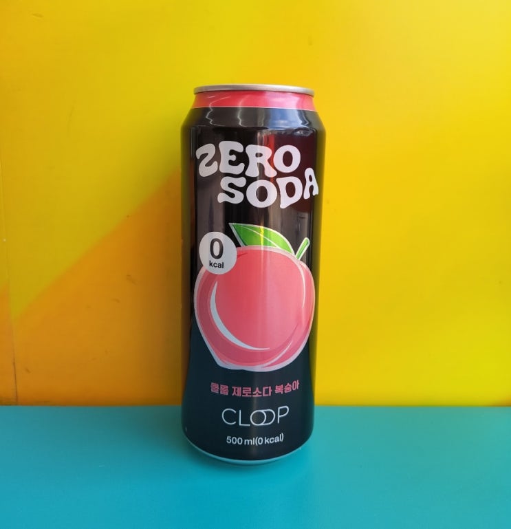캔뚜껑에 새로운 세계를 - CLOOP 제로소다 복숭아 & 포도 - 편의점신제품 내돈내산 솔직리뷰 : 네이버 블로그
