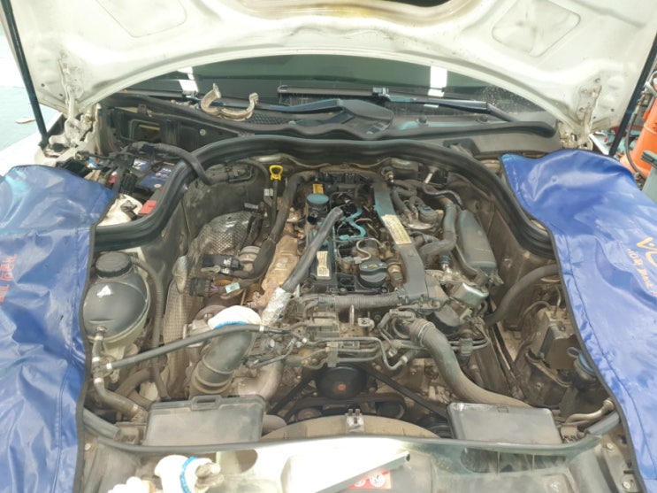 벤츠 W212 E220d - 인젝터 리빌드, 흡기클리닝, DPF 건식클리닝 작업 : 네이버 블로그