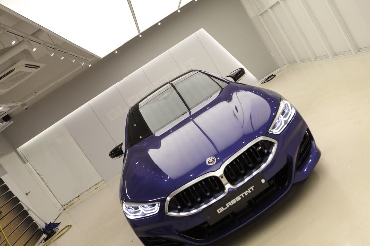 Bmw 8시리즈에 추가된 V8 라인업 M850i 그란쿠페 썬팅 농도는 밝게 열 차단은 최상으로 완성된 글라스틴트 슈어x