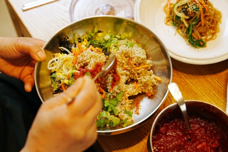 청주 가경동 맛집 감칠맛 나는 보리밥과 피자로 후식까지 먹은 후기 네이버 블로그