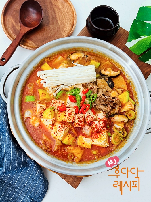 차돌박이 된장찌개 맛있게 끓이는법 고깃집 된장찌개 레시피 소고기 두부 차돌된장찌개 네이버 블로그