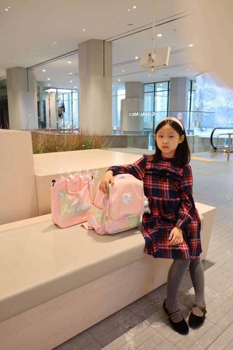 초등학생 크리스마스 선물 추천 베네통 키즈 여아 신학기 책가방 어때요 네이버 블로그