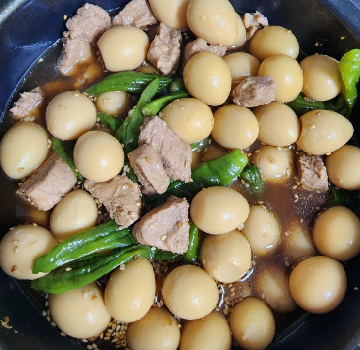 메추리알 장조림 맛있게 만드는법 단짠단짠 맛있는 밑반찬 네이버 블로그
