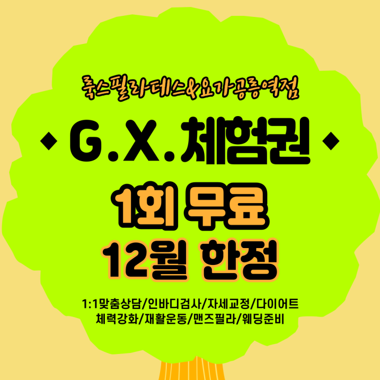 공릉필라테스 공릉다이어트 룩스필라테스and요가 멀티트레이닝센터 Gx 1회 무료체험권 12월 Only~ 네이버 블로그