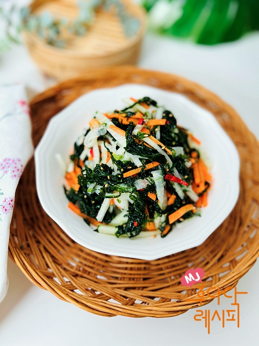 파래무침 만드는법 파래초무침 무우파래무침 겨울 밑반찬 종류 네이버 블로그