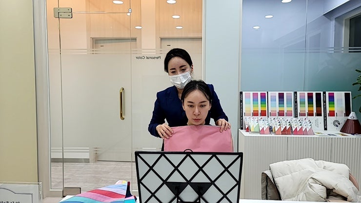 영등포퍼스널컬러 추천 내게 어울리는 색깔 찾기 더현대퍼스널컬러 블레스미 썸머쿨톤 네이버 블로그