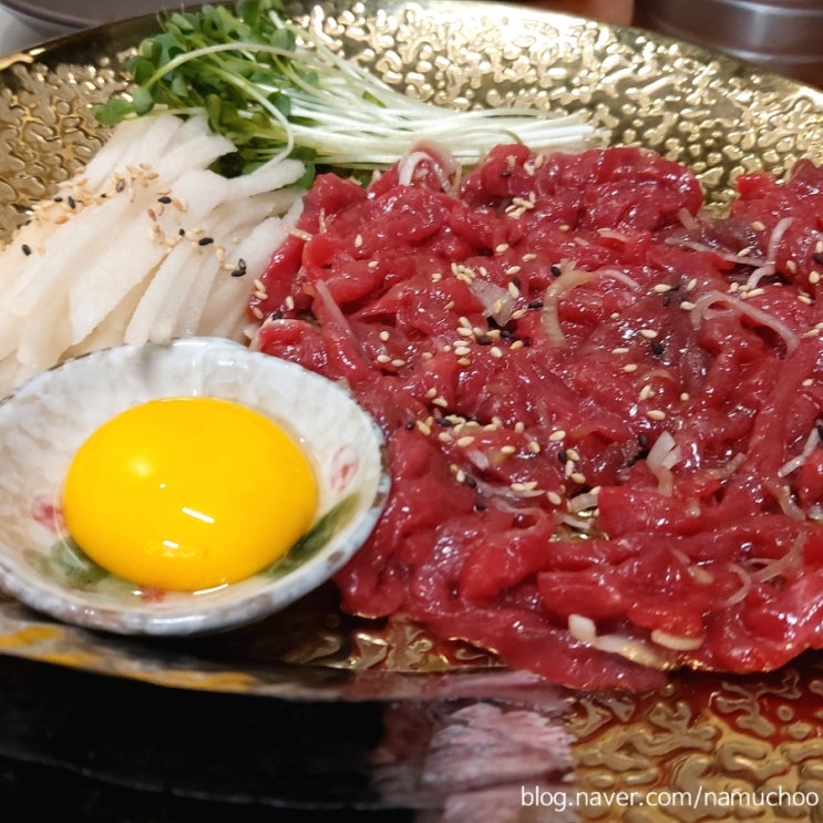 신논현맛집 육회맛집유쾌한접시 네이버 블로그