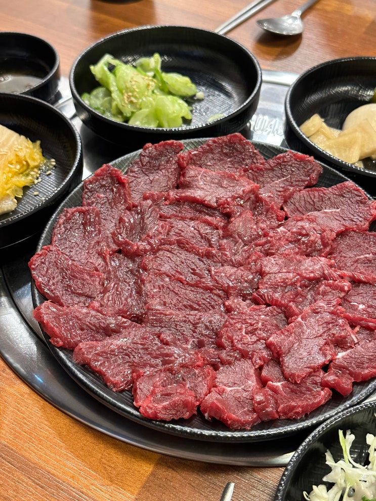 인천 서창지구 일품뭉티기 당일도축 뭉티기 육회비빔밥 된장술밥 네이버 블로그