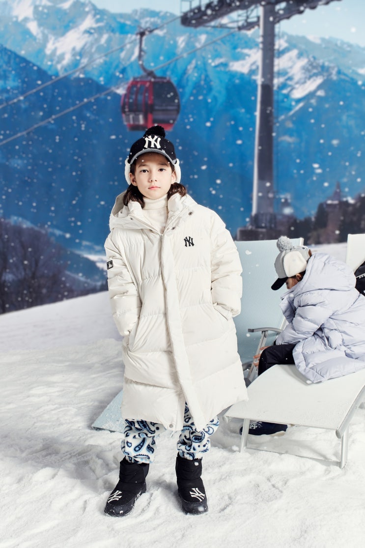 어린이 스키복 유아부츠 세트로 MLB 키즈롱패딩 : 네이버 블로그