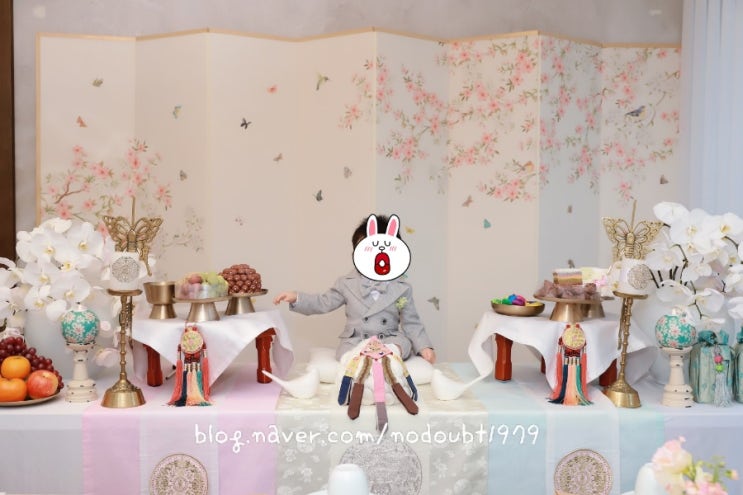 호접난 꽃 생화 병풍돌상 용인 기흥 로움한정식 돌잔치 케이트파티 And 더 빅포토 네이버 블로그