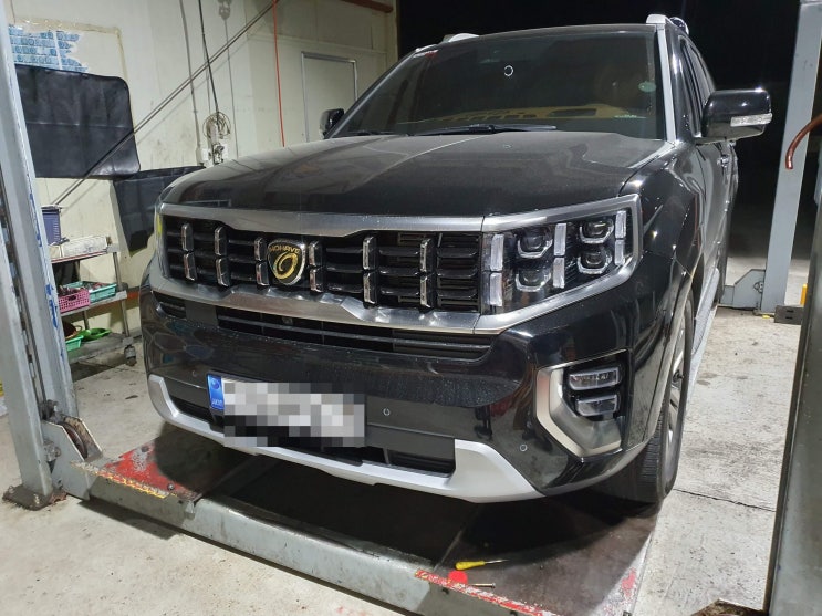 모하비 더 마스터 중고 차량 구매 후 엔진 오일 및 디퍼런셜 흡기 연소실 Egr Dpf 클리닝 초고농도 브라운 가스
