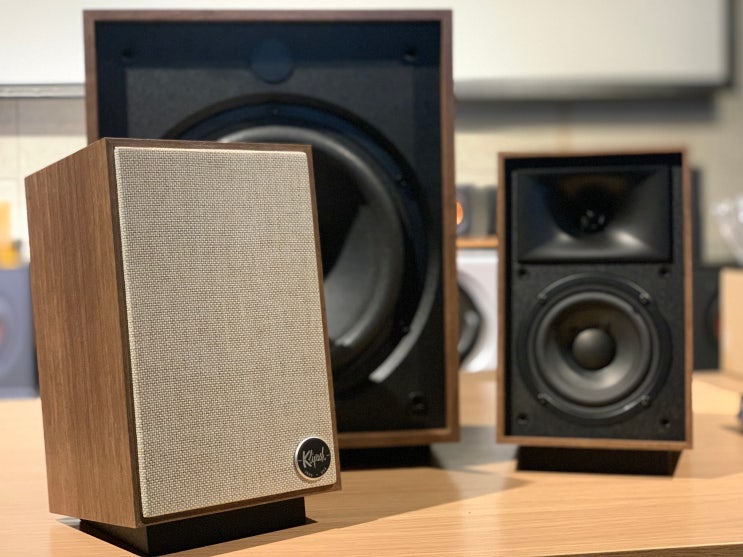 스테레오 사운드의 업그레이드 클립쉬 헤리티지 2.1 채널 블루투스 스피커 : 네이버 블로그