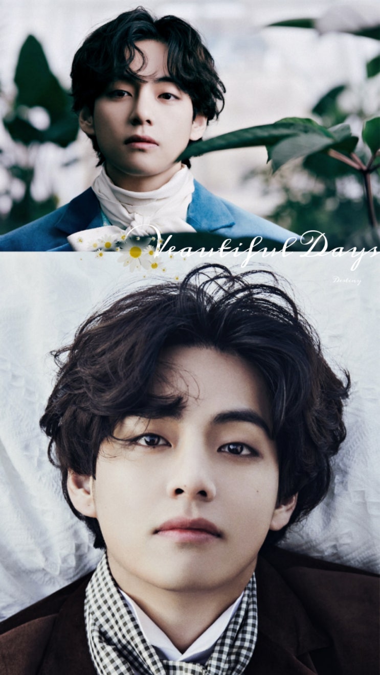 [방탄소년단 뷔] ‘Veautiful Days’ Preview Photos 2 / Vcut 인장 편집 : 네이버 블로그