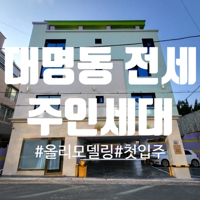 대명동 앞산카페거리 전세 올리모델링 첫입주 신혼부부추천 네이버 블로그
