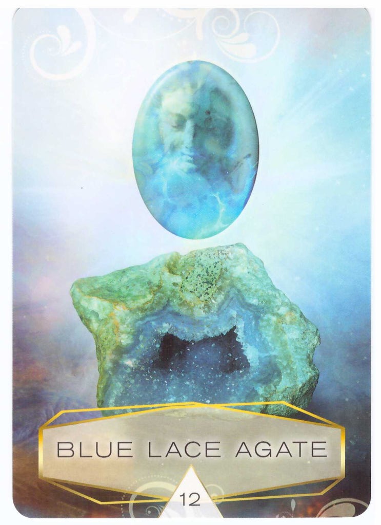 재미있는 타로 사주이야기 (정경진 타로)크리스탈 스피릿 타로12. BLUE LACE AGATE(블루 레이스 마노) : 네이버 블로그