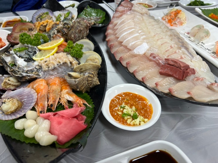 소래포구 맛집 서천수산에서 우럭 광어 도미 대방어 먹방 부모님 모시고 식사했다 인천 논현동 횟집 네이버 블로그