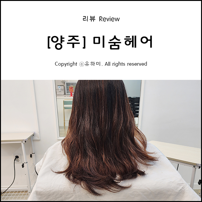 악성곱슬 머리해결 양주 옥정 미용실 미숨헤어 긴머리 매직 펌 후기 네이버 블로그
