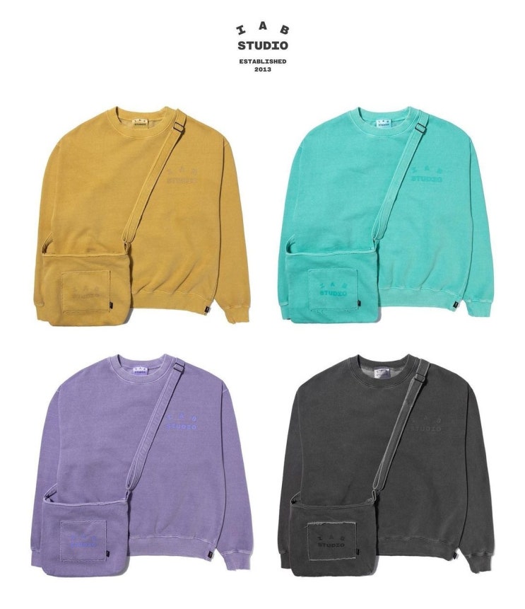 [~12월 14일] 아이앱스튜디오 (IAB STUDIO) 네번째 맨투맨 드롭 응모 방법, 일정, 사이즈, 실측 정보 : 네이버 블로그