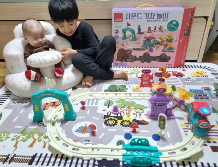 블루래빗 유아완구 아기기차장난감 사운드 기차놀이 : 네이버 블로그
