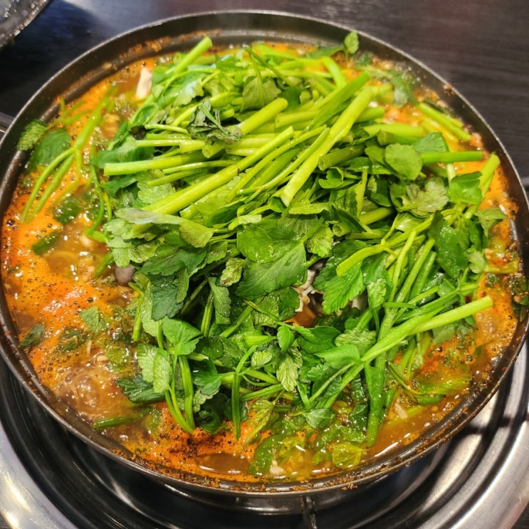 의정부맛집 미나리가 듬뿍 들어간 미야네감자탕💚푸짐하고 맛나요 네이버 블로그