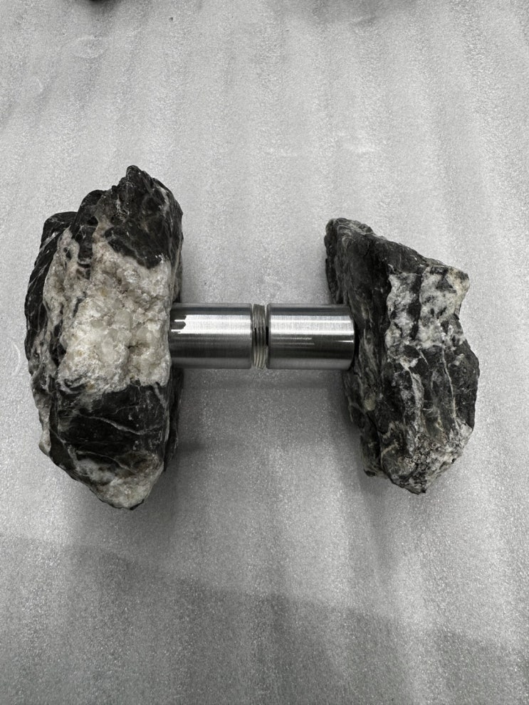 돌멩이 손잡이, 스톤 손잡이 제작 By 모노 드 블랑 : 네이버 블로그