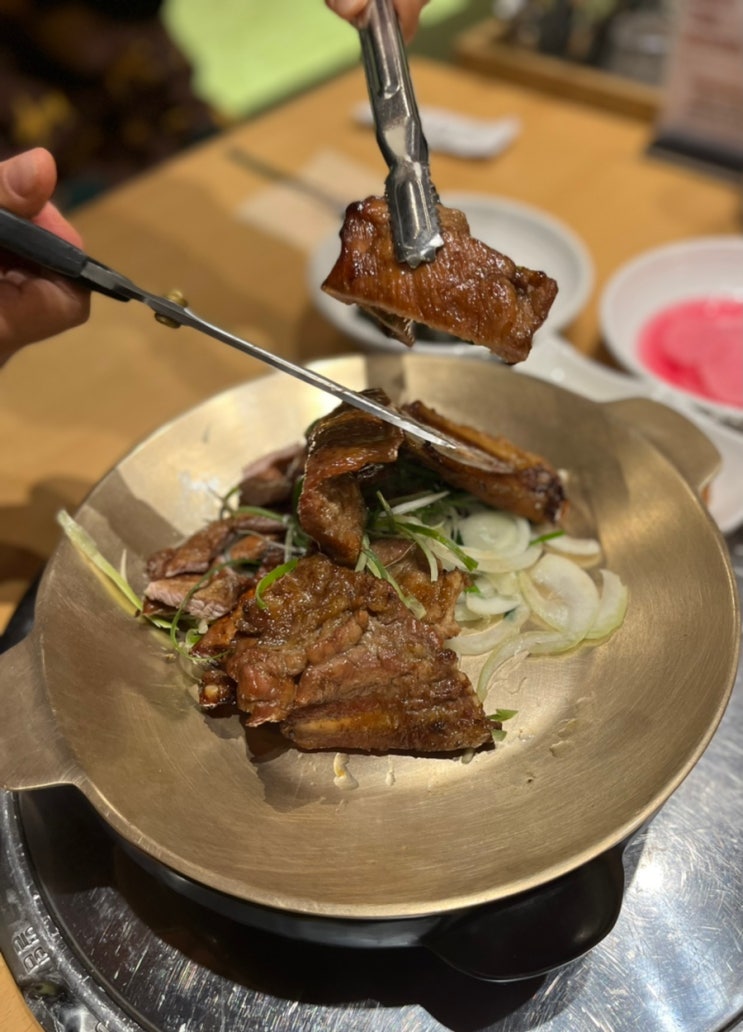 수완지구 돼지갈비 맛집 황솔촌 구워주는 갈비도 맛있어요 네이버 블로그