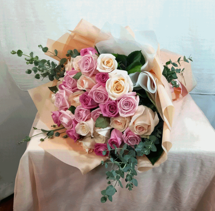 아내 생일에 전달해 드린 장미 한 아름 일산 꽃집 주엽 꽃집 킨텍스 꽃집 주엽 플라워 네이버 블로그