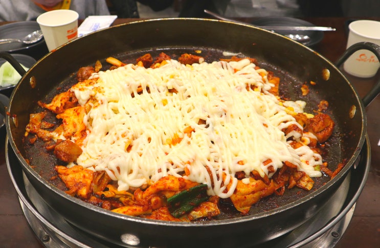 송도동 저녁식사 단체회식으로 좋은 유가네닭갈비 송도트리플스트리트점 네이버 블로그