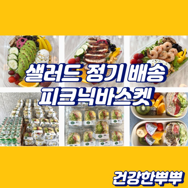 부산샐러드정기배송 피크닉바스켓사직점 다이어트도시락 추천 네이버 블로그