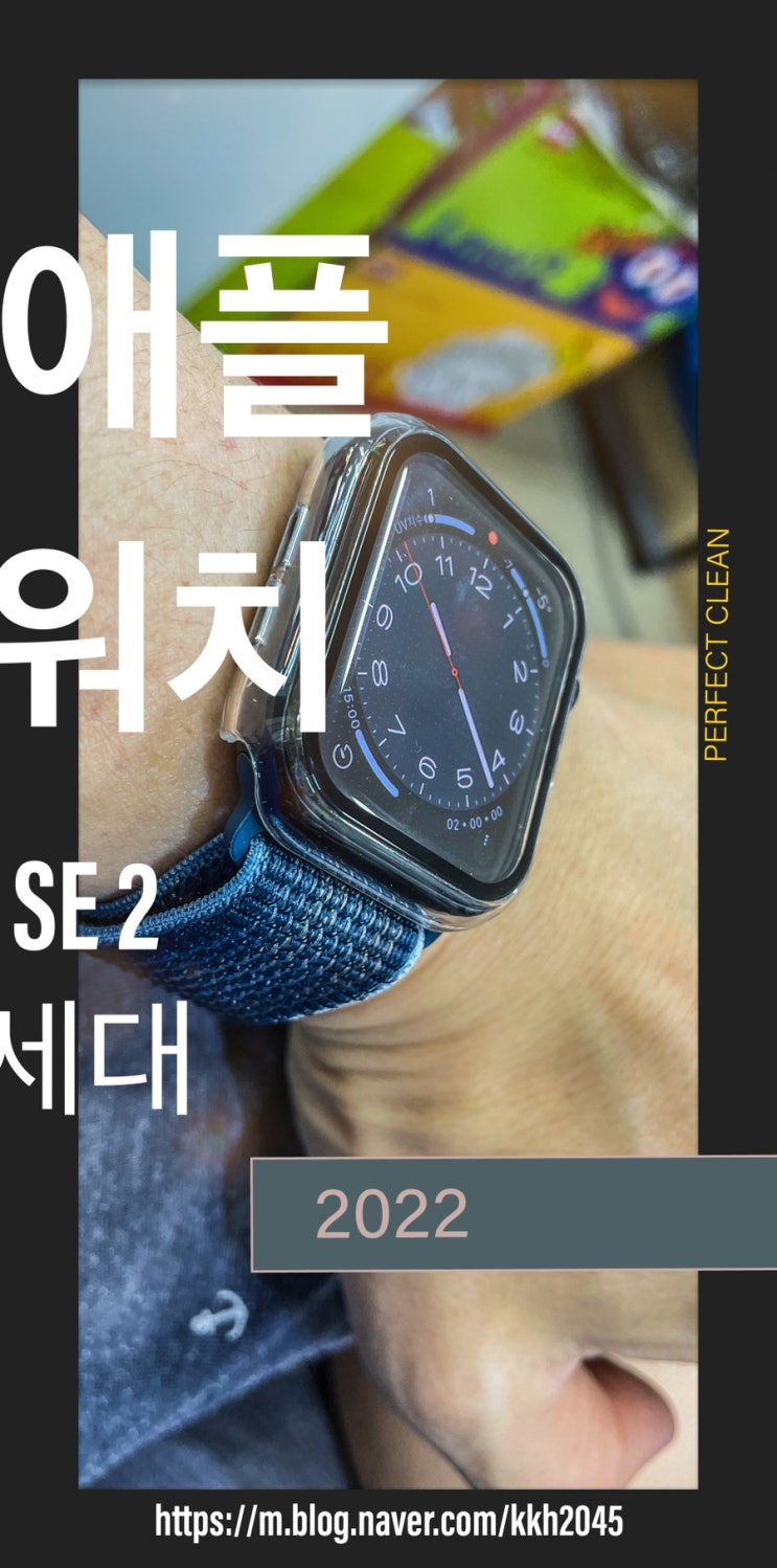 애플워치 se2 셀룰러 모델 구입 및 애플워치순정 스포츠루프 스톰블루 : 네이버 블로그