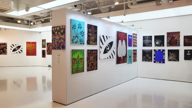 [그림전시] 미술전시 전시가벽 설치 : 네이버 블로그