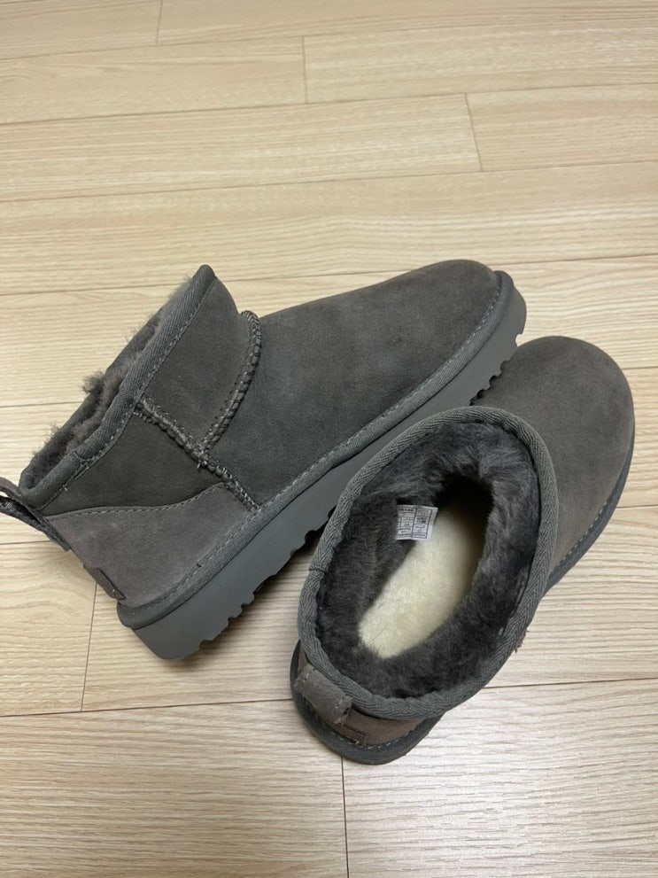 Ugg 어그 클래식 울트라 미니 부츠 그레이 어그 Us 7w 사이즈 Ugg 어그부츠 겨울 어그 추천 네이버 블로그