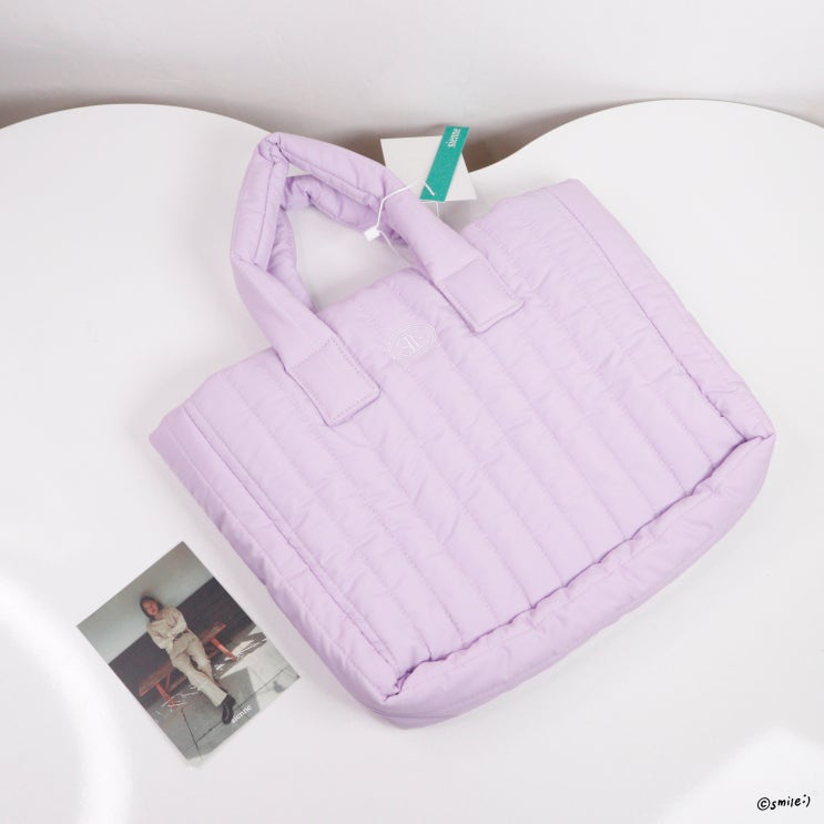 sienne 시엔느 패딩백 라일락 아이패드도 쏙 들어가는 가방 : 네이버 블로그