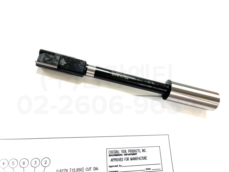 [Shefcut Reamer] 리머, EXTERNAL COOLANT, LONG 16.0MM REAMER, CSR-11904 ...