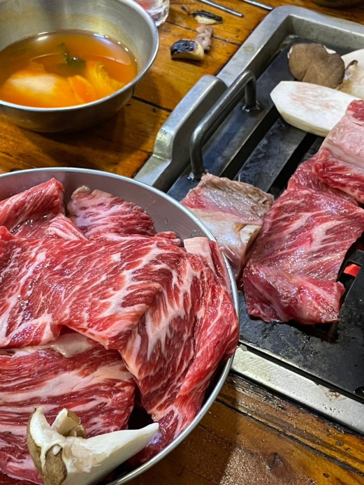 한판참숯소갈비 구디 소갈비 맛집 생갈비 먹고싶을 때 가는 곳 구디 회식 네이버 블로그