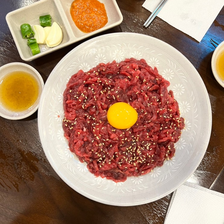광장시장 부촌 육회 유명한 60년 전통 미슐랭 인정 네이버 블로그