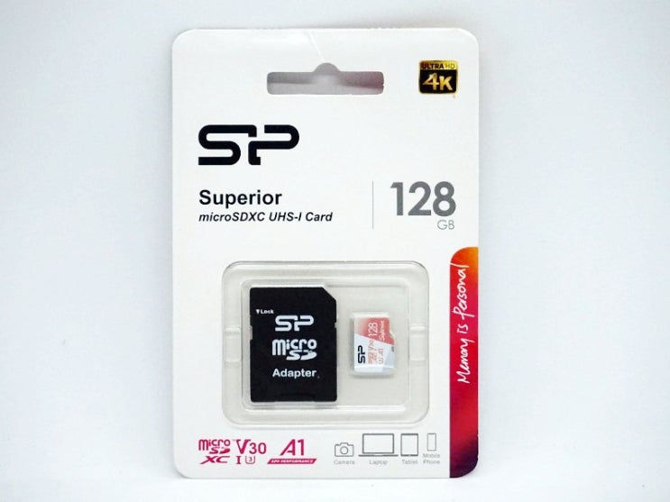 실리콘 파워 마이크로 SD Superior microSDXC UHS-I 4K A1 V30 128GB [내돈내산 리뷰] : 네이버 블로그