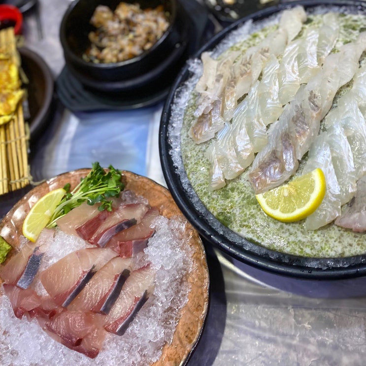 청정수산 송년회 하기 좋은 룸식당 스끼다시 많은 대방어 맛집 서산 석림동 횟집 추천 네이버 블로그
