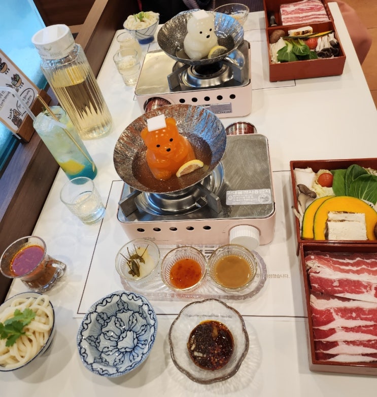 먹투어 서울대 입구역 샤로수길 안녕쿠마 샤브샤브 맛집 네이버 블로그