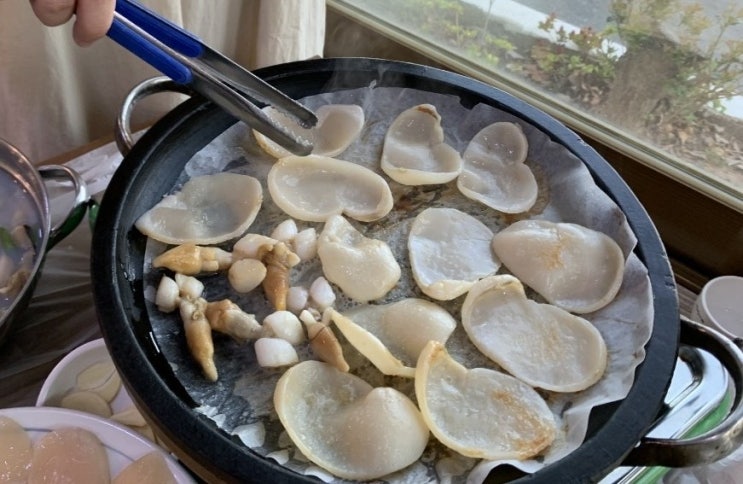 장흥맛집 수문해수욕장 옆 바다하우스 키조개코스 추천 네이버 블로그
