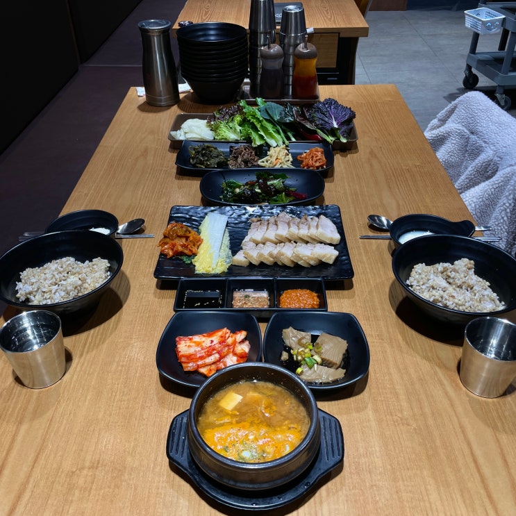 쌈채소가 무한 제공되는 수원역 롯데몰 쌈밥 맛집 만석장 네이버 블로그