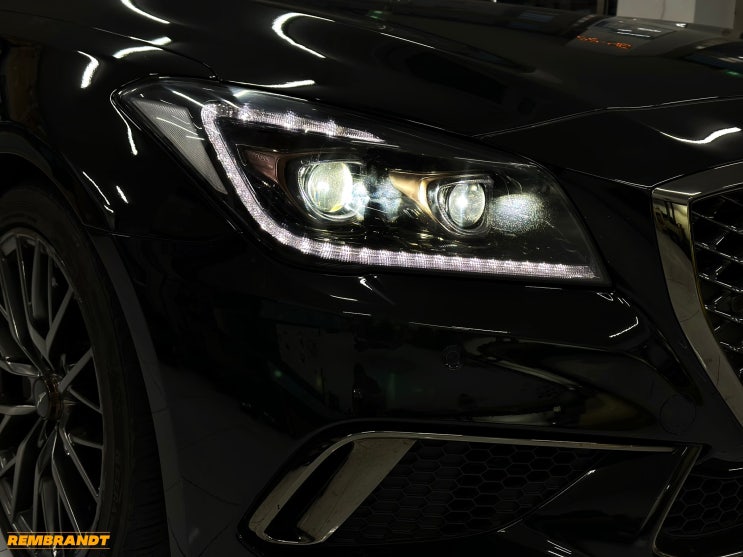 제네시스DH G80스포츠 풀LED 헤드라이트 개조 및 AFLS 활성화-! 렘브란트튜닝 구미 : 네이버 블로그