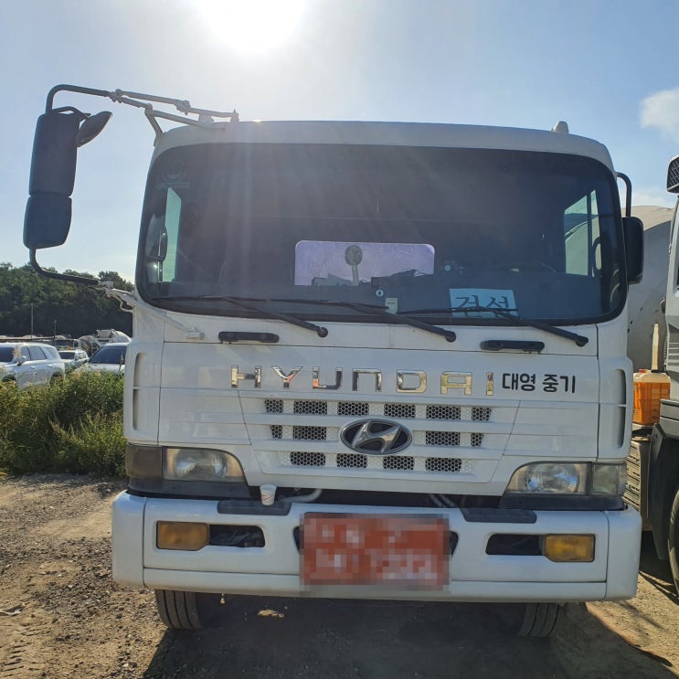 현대 파워택 배터리 레미콘 밧데리 교체 : 네이버 블로그