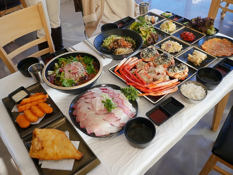 깔끔하고 푸짐하게 먹을 수 있는 홍게 한상차림 강릉 강문가 네이버 블로그