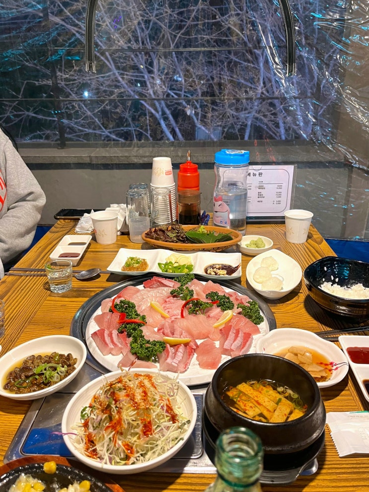 대구 칠곡 맛집 가성비 좋은 야외포차 있는 횟집 '싱싱회수산' : 네이버 블로그