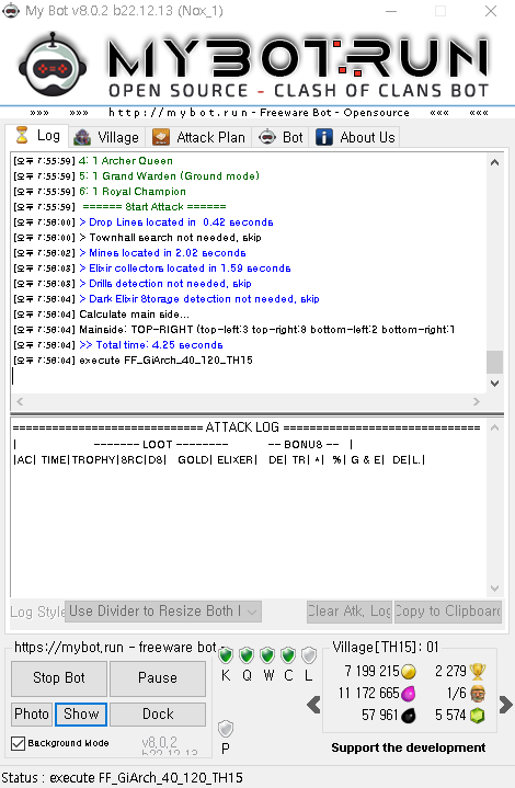 클래시오브클랜 마이봇 최신 버전 (2022년 12월 13일자, COC MyBot-MBR_v8.0.2_Alpha1) : 네이버 블로그