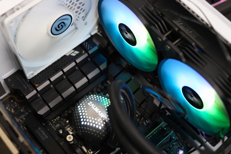 CPU쿨러 추천, 수랭쿨러 잘만 Alpha24 리뷰! : 네이버 블로그