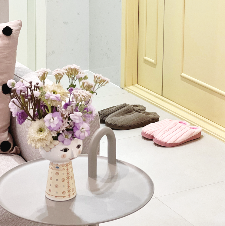 겨울 집콕 방한템 l 아트박스 품 POOM 털실내화로 층간소음까지 해결 : 네이버 블로그