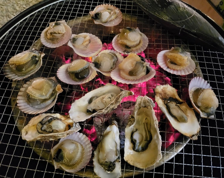 마산 어시장 바다여행수산 조개구이 포장해서 캠핑가기 네이버 블로그